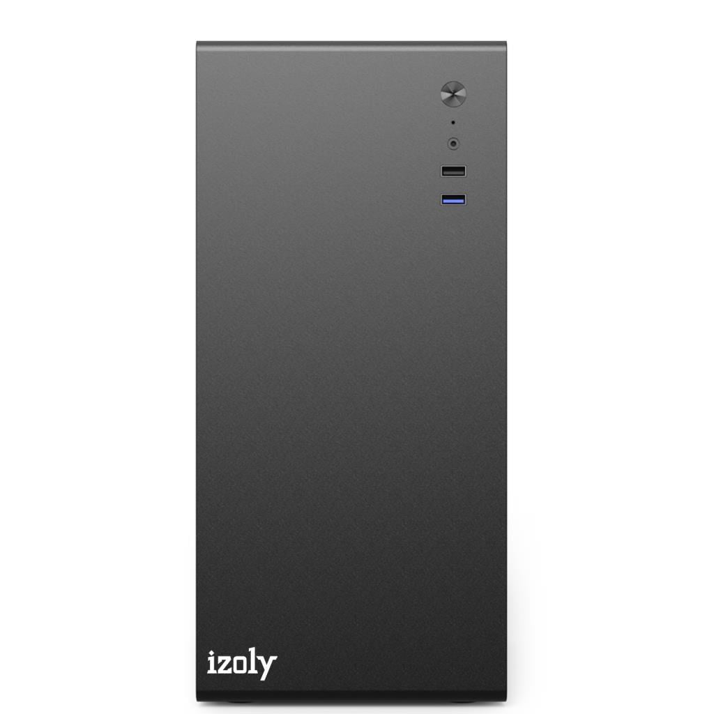 Izoly U200 USB 3.0 300W mATX Bilgisayar Kasası Siyah - İzoly